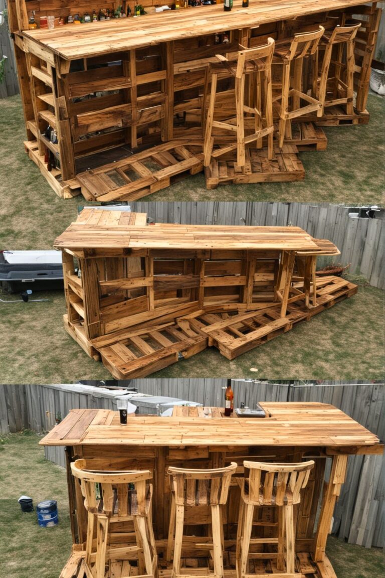 15 Creative DIY Pallet Patio Deck [Step By Step Guide] – craftydiyers.com