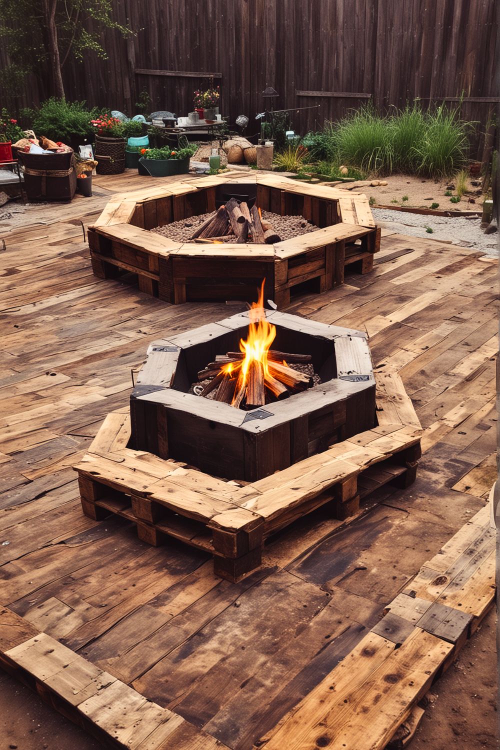 15 Creative DIY Pallet Patio Deck [Step By Step Guide] – craftydiyers.com