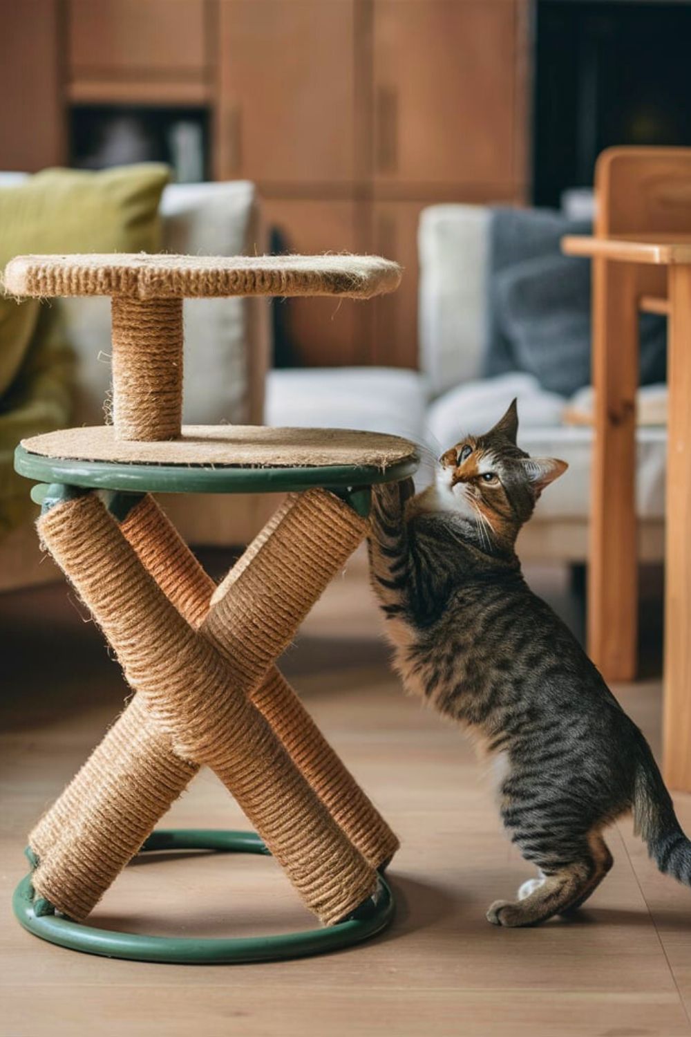 Top 15 DIY Cat Scratcher [From Recycle Materials] – craftydiyers.com