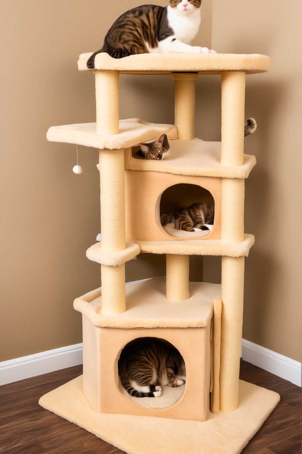 25 DIY Cat Tower Ideas Make At Home Craftydiyers 25 DIY Cat Tower Ideas Make At Home Craftydiyers