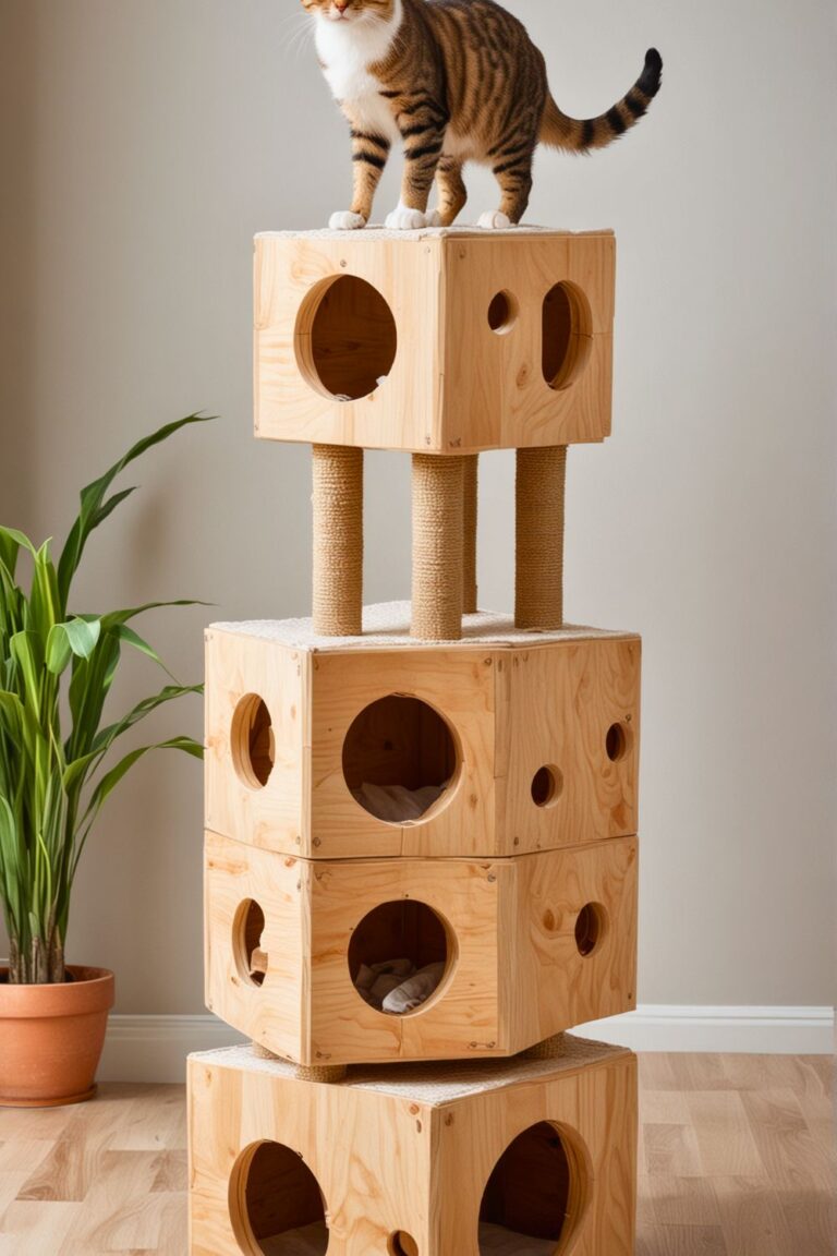 25 DIY Cat Tower Ideas [Make At Home] – craftydiyers.com