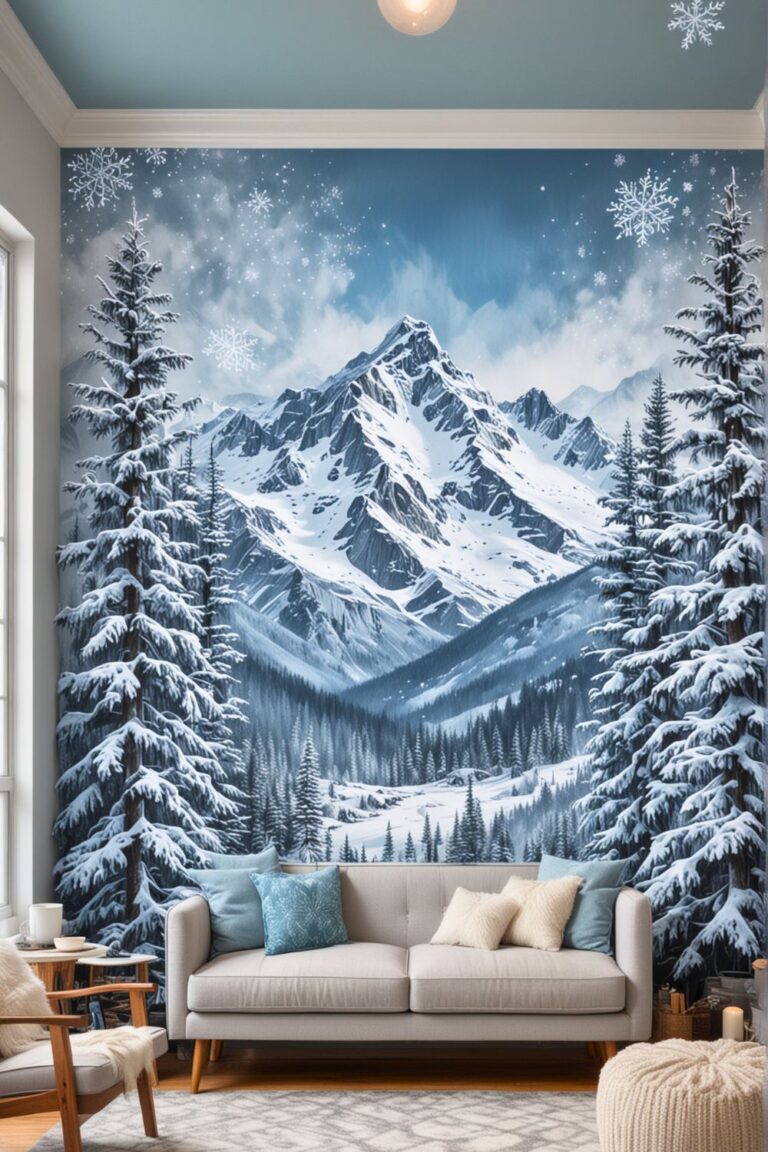 20 DIY Mountain Mural [For Every Room] – craftydiyers.com