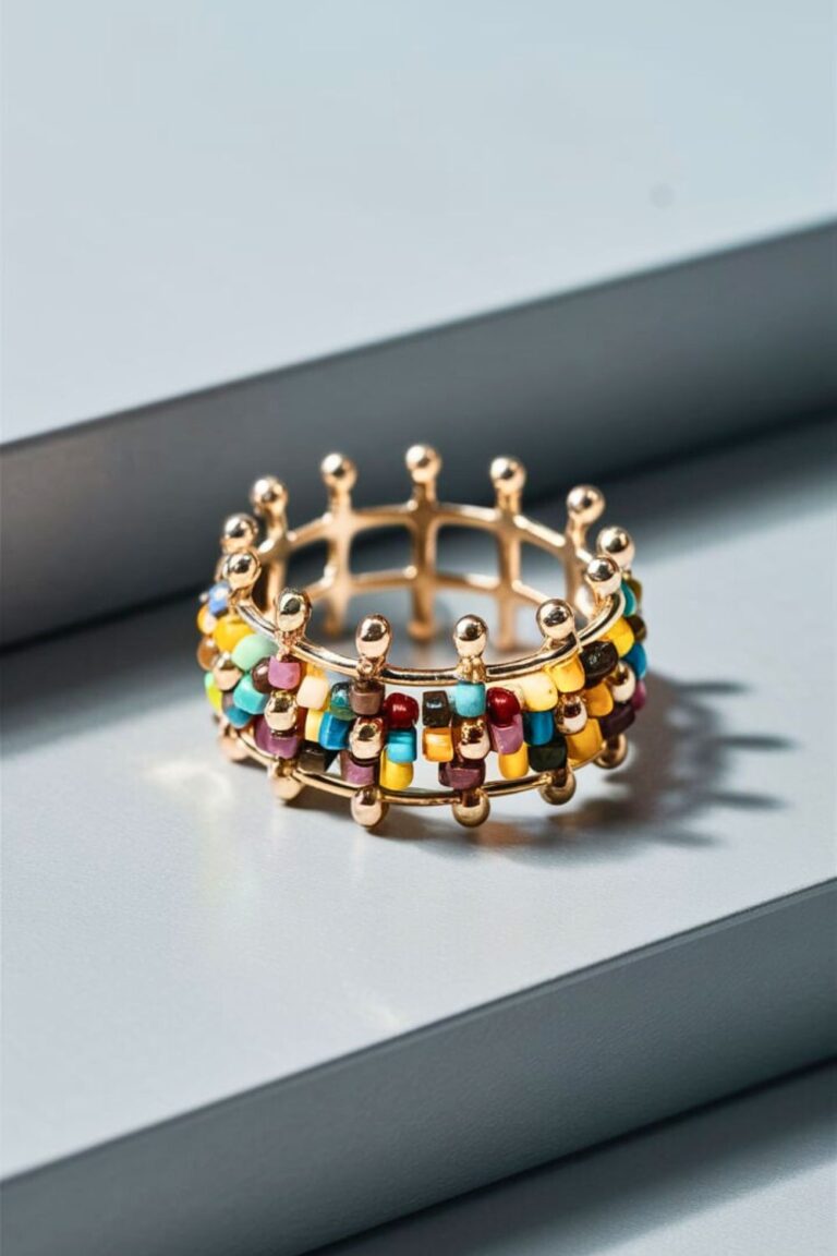 20 DIY Beaded Rings [Make Within Minutes] – craftydiyers.com