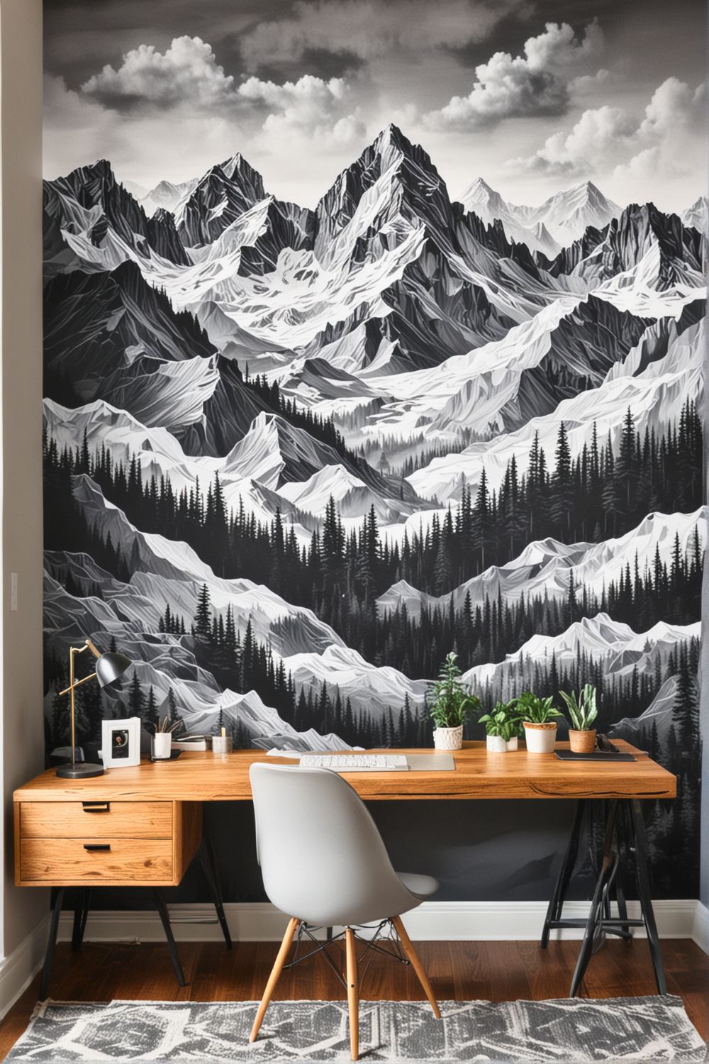 20 DIY Mountain Mural [For Every Room] – craftydiyers.com