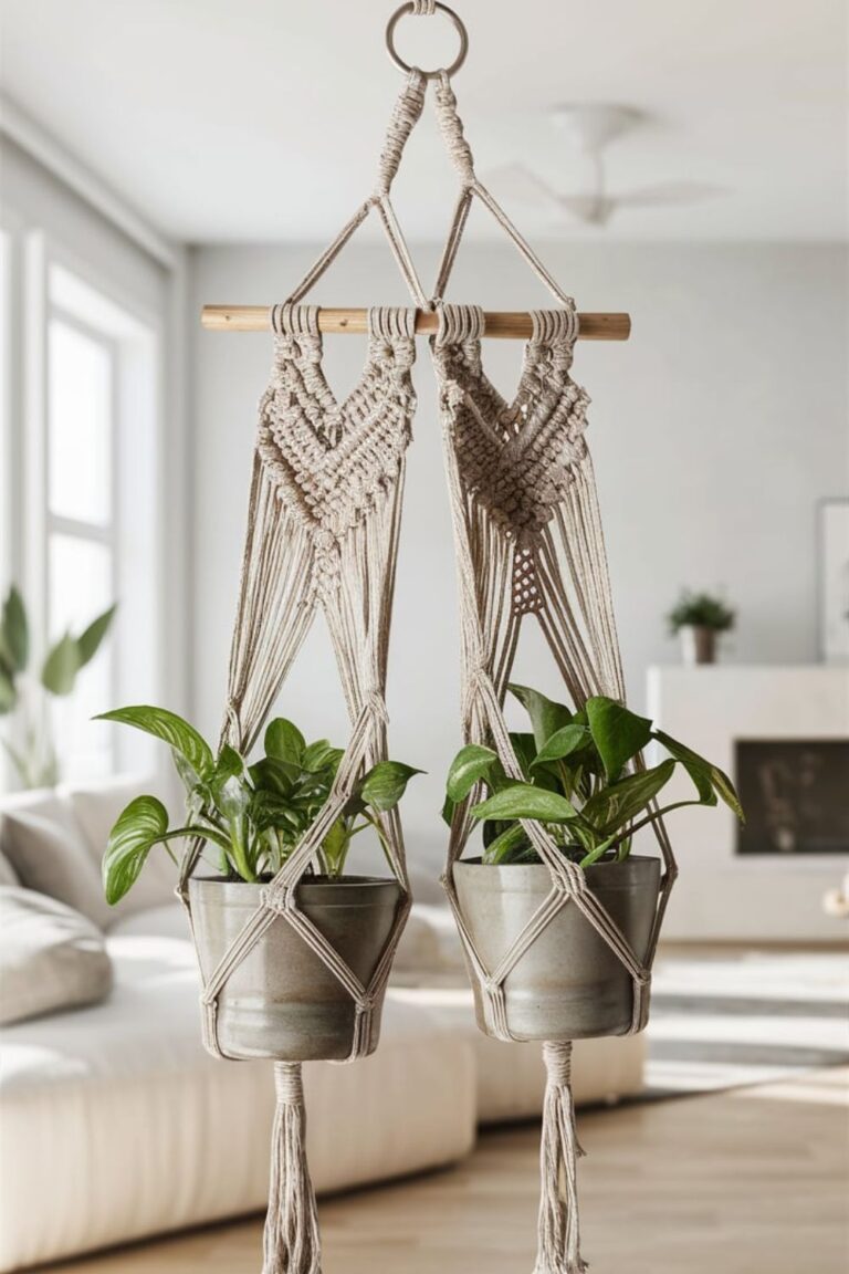 25 DIY Macrame Plant Hanger [For Every Space] – craftydiyers.com