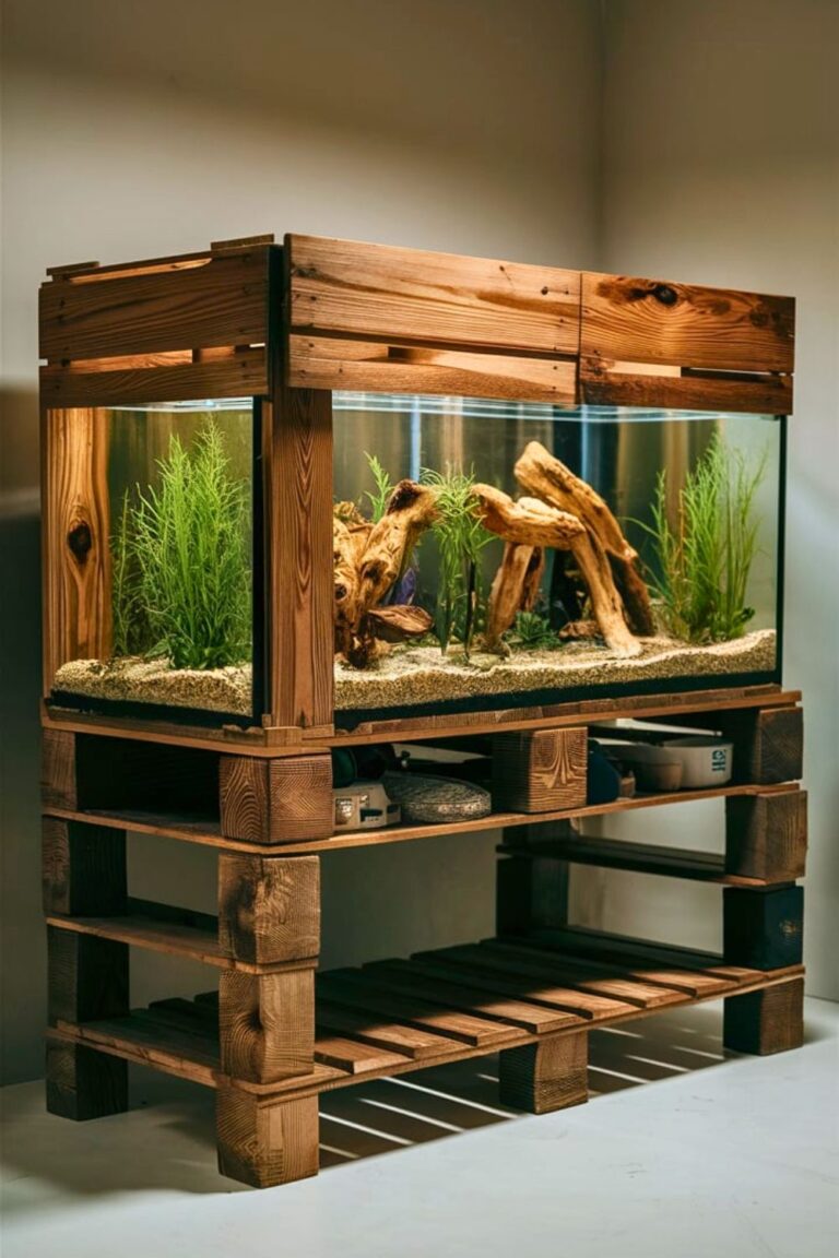 25 Fish Tank Stand Ideas DIY [For Every Tank] – craftydiyers.com